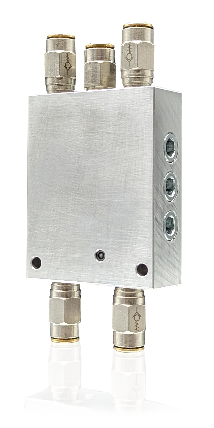 DLS flow divider; for grease and oil | Tube connector - tube 4 | 4 ...